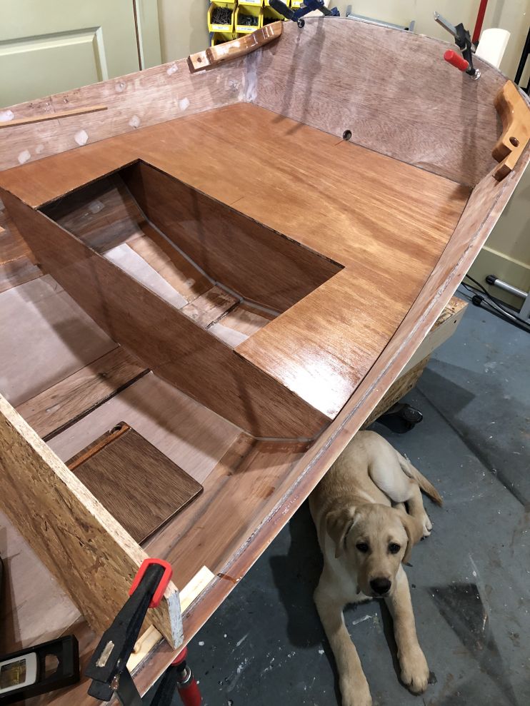 EPOXYING IN THE BULKHEADS - OffCenterHarbor.com