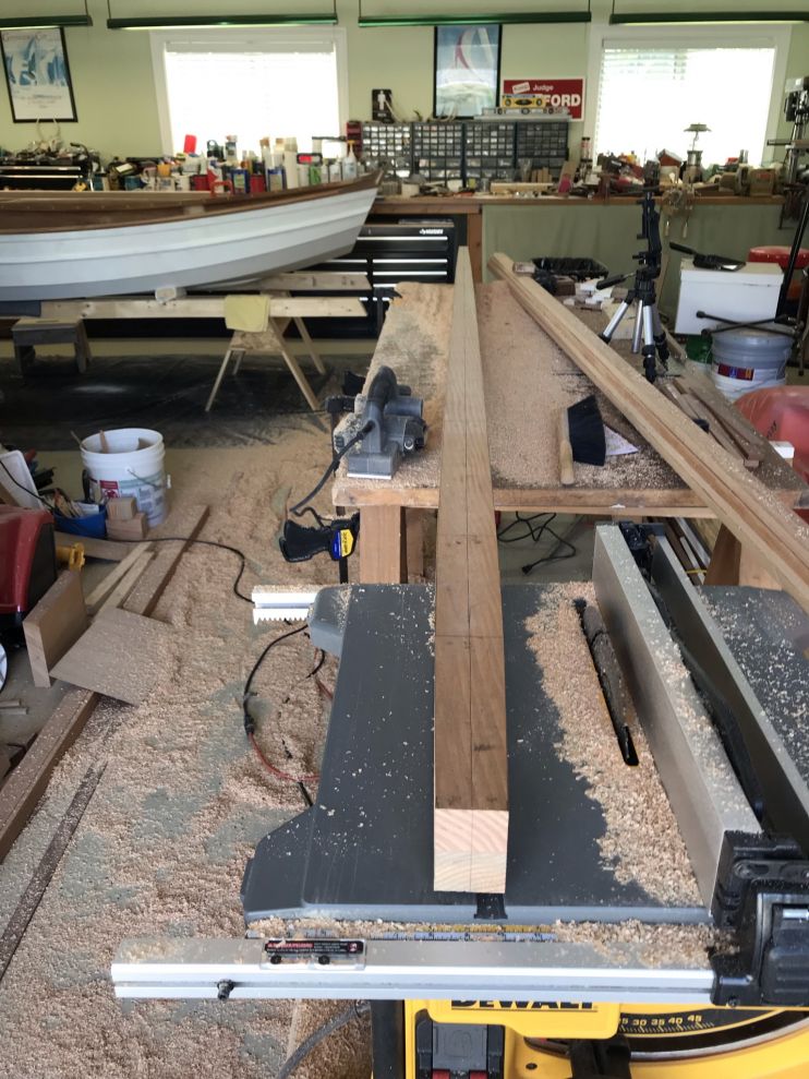Making the Spars - OffCenterHarbor.com