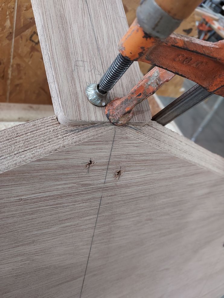 Attaching the keelson - OffCenterHarbor.com